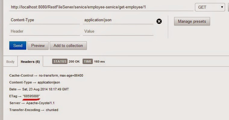 Big Data Analytics and Machine Learning: Conditional Get and Http Caching using Jersey