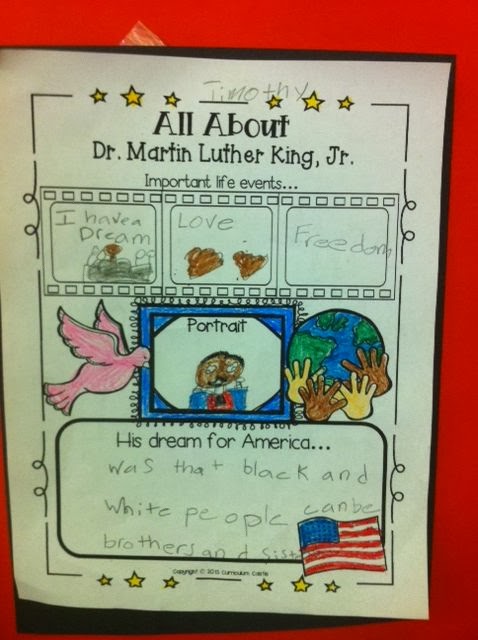 Fun in First at OLP: First Grade CELEBRATES Dr. Martin Luther King Jr.