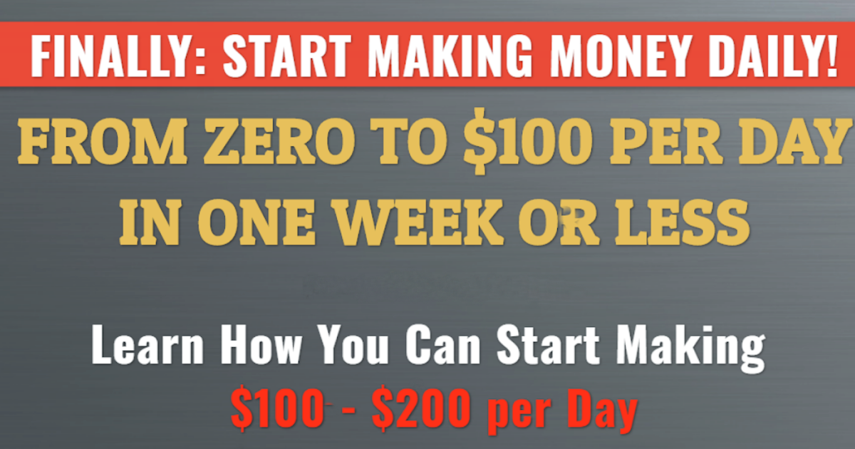 START MAKING MONEY DAILY