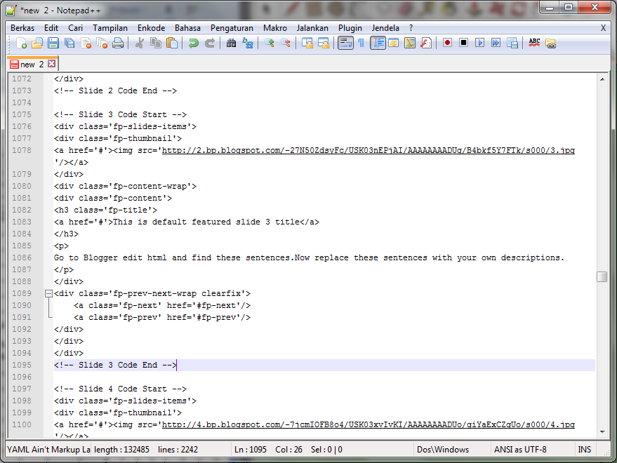 Cara Menampilkan Warna Pada Html Editor Melalui Notepad++ ~ Dunia Informasi