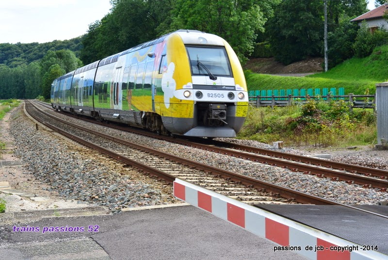TRAINS-PASSIONS 52: AUTORAIL AGC BOMBARDIER DU COTE DE LUZY SUR MARNE
