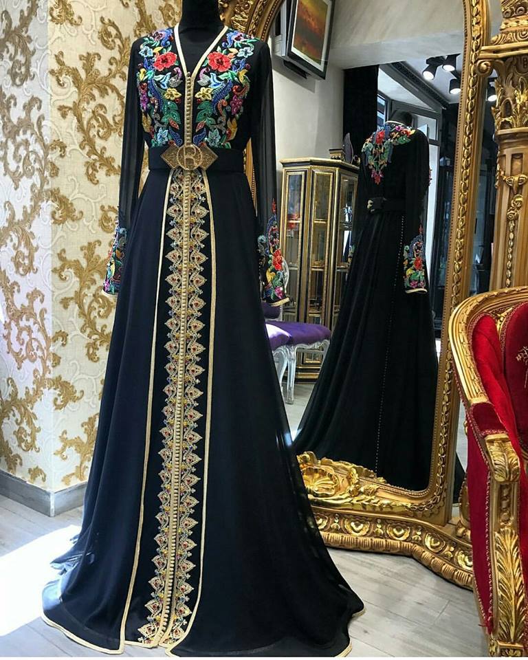 Caftan 2018 Robes Sur Mesure - Magasin Paris Fes - Caftan Marocain ...