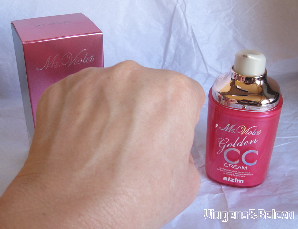 Até que enfim eu testei um CC Cream: Ms. Violet Golden! - PRODUTINHOS ...