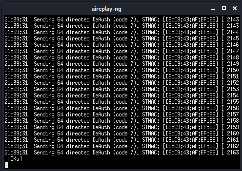 Using Python to easily deauth devices on a network.