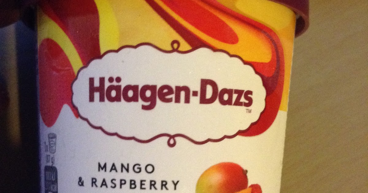 Haagen Dazs Mango & Raspberry Ice Cream