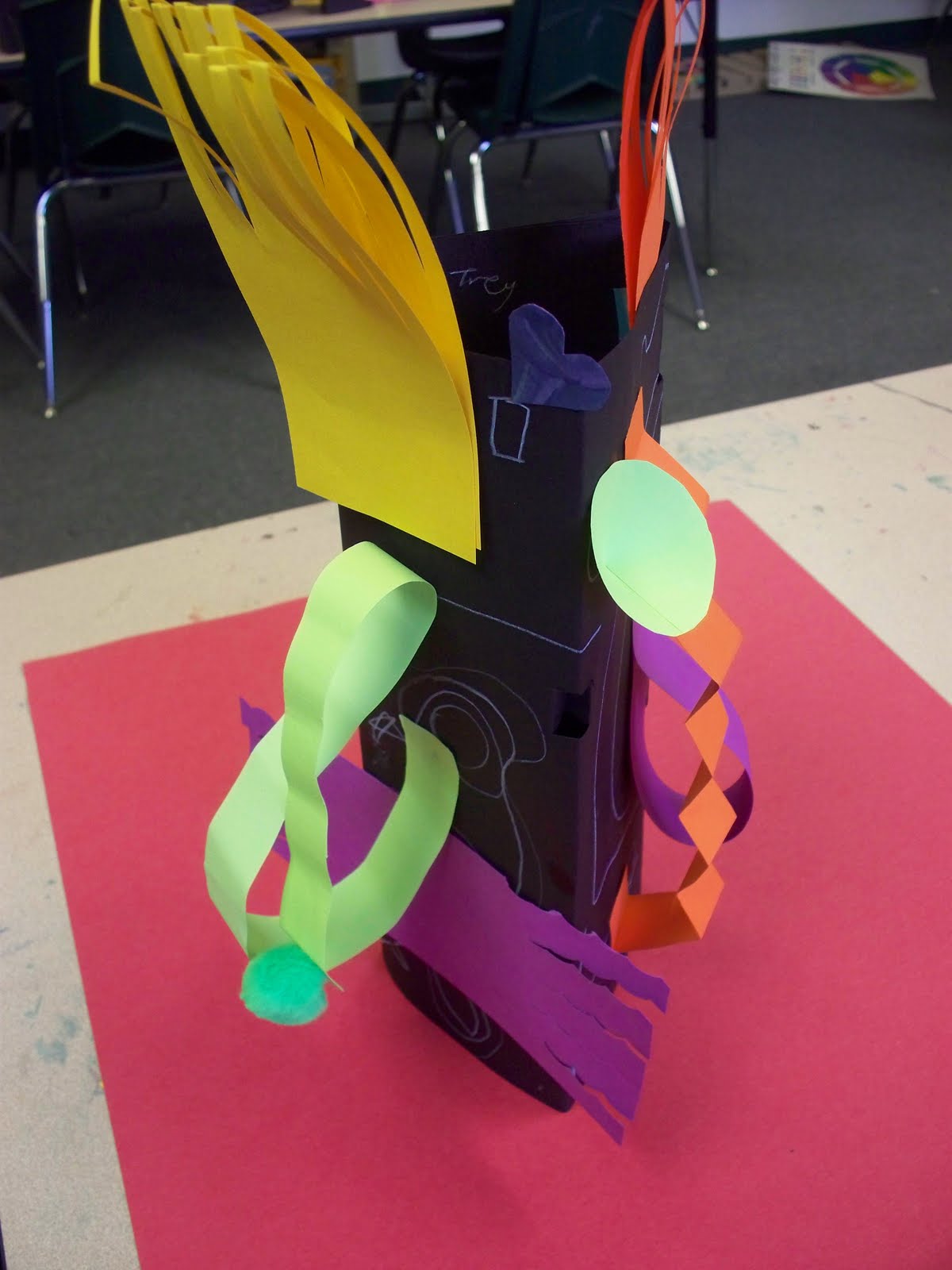 Creating Art: 1st Grade Paper Sculptures