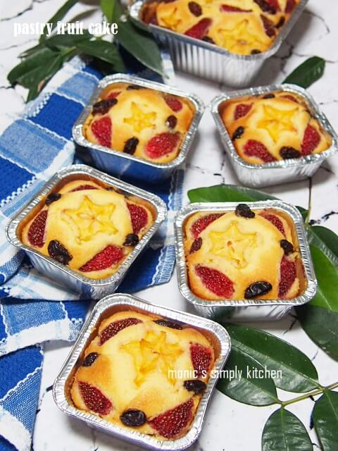 Pastry Fruit Cake - Monic's Simply Kitchen