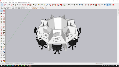 Cara Menggunakan Copy Array Pada Sketchup
