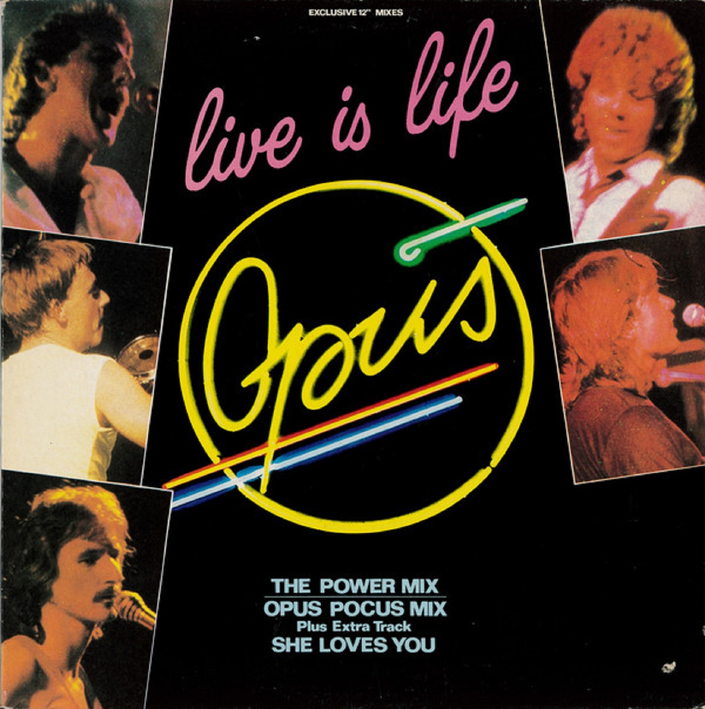 Opus - Live Is Life (Exclusive 12 Mixes) (Maxi Vinyl) - 1985
