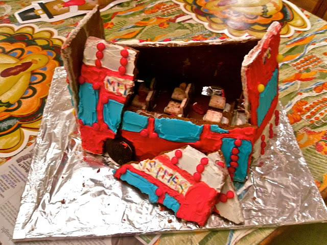 Yours, Kenna : How (Not) to Build a Gingerbread Bus: A Guide to Failure