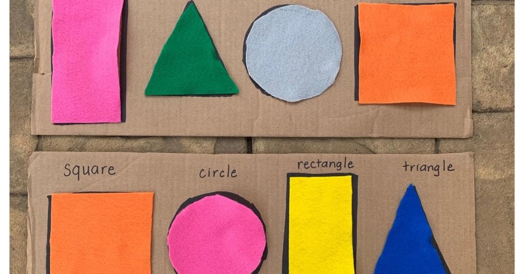 DIY Basic Shape Puzzle - For the Love of Teaching