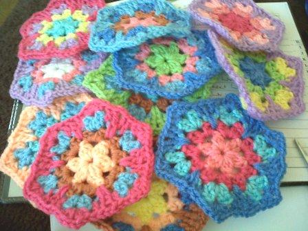 Hekel Idees: Granny Square en Seshoeke.