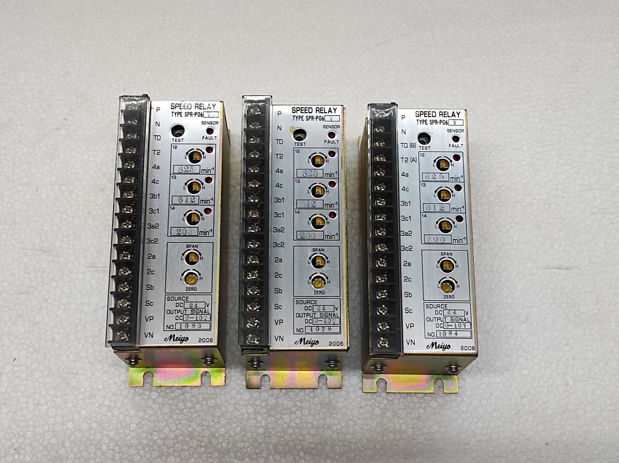 MEIYO SPR-P06-V SPEED RELAY 24V DC SPRP06V