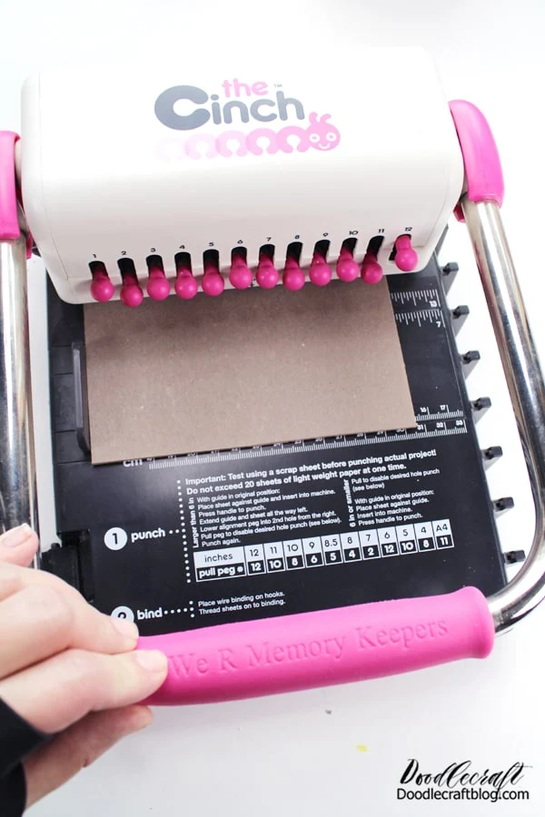 Watercolor Floral Notebooks with The Cinch Binding Tool!