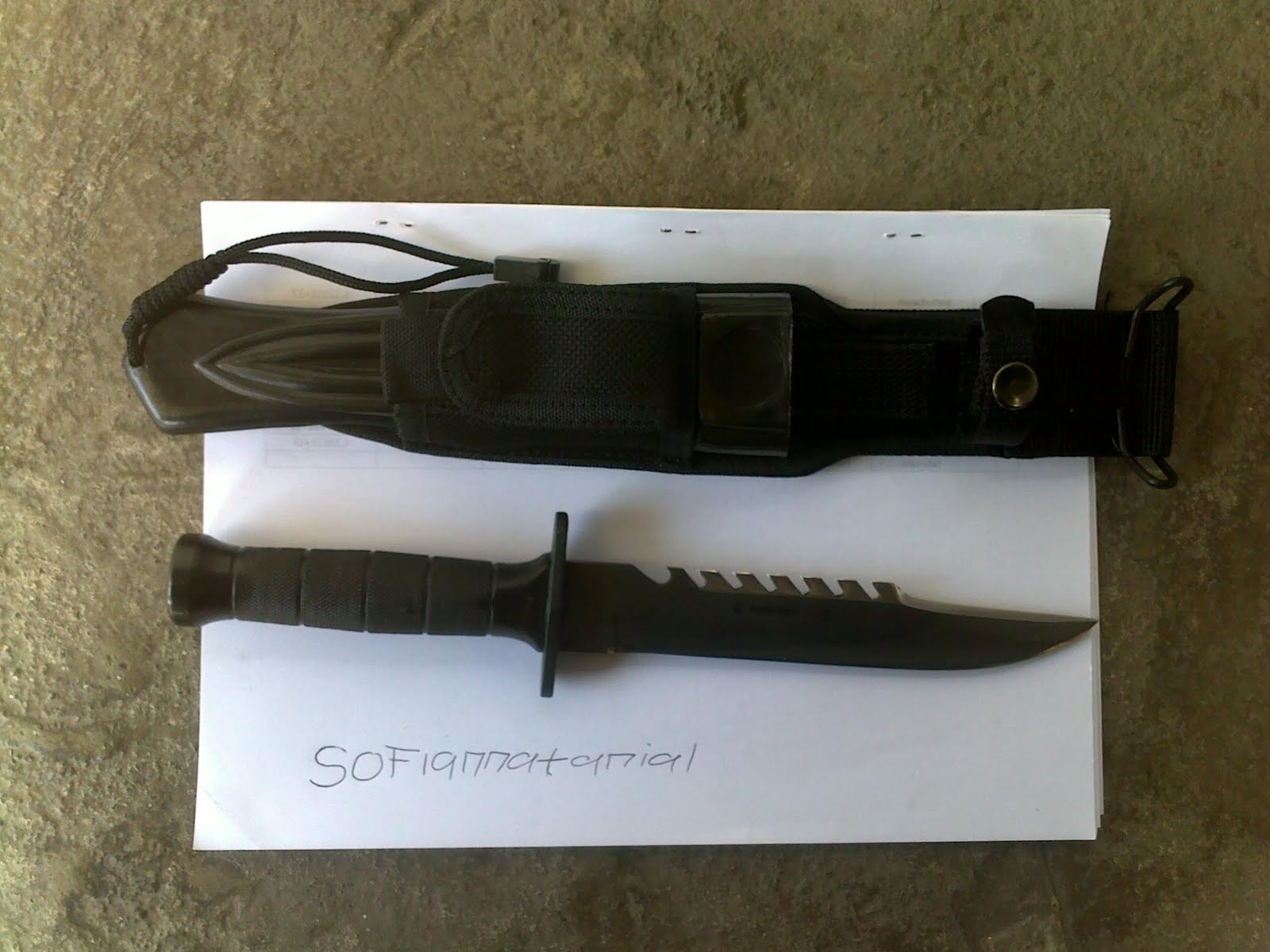 YOGABRATA: Sangkur/Belati, Pisau Komando