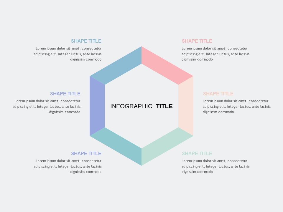 Polygon Divide Section PowerPoint Templates - PowerPoint Free