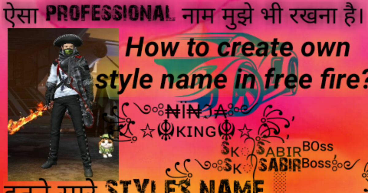 Kajariya Gaming: How to change FF name with style font? How to create ...