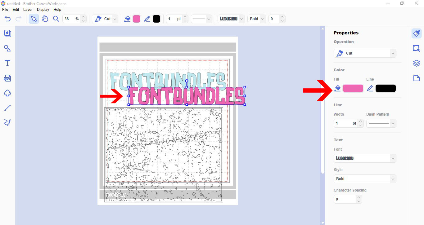 How to create a custom fill pattern in brother scan and cut canvas ...