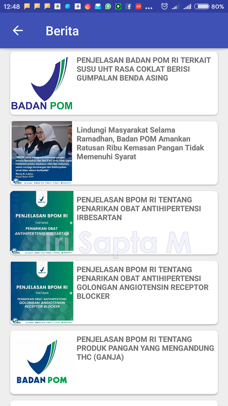 SABAR, SYUKUR, IKHLAS: Aplikasi BPOM Mobile (2D Barcode)
