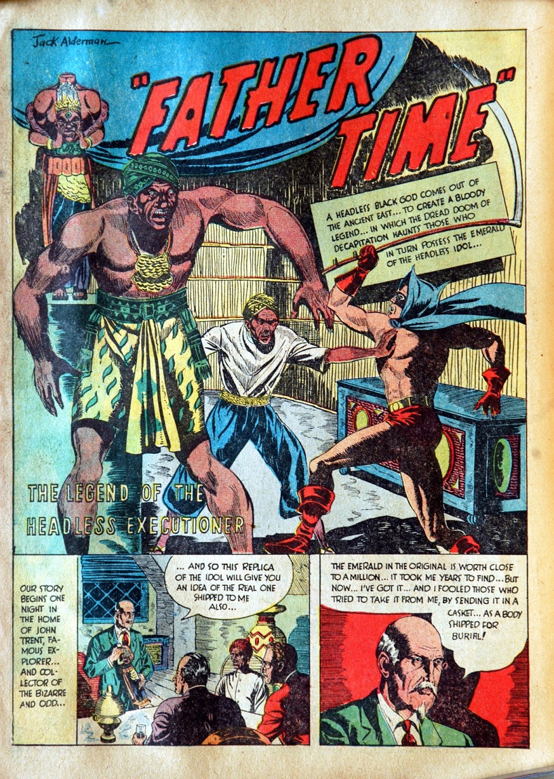 Four-Color Shadows: Father Time-Jack Alderman-1942