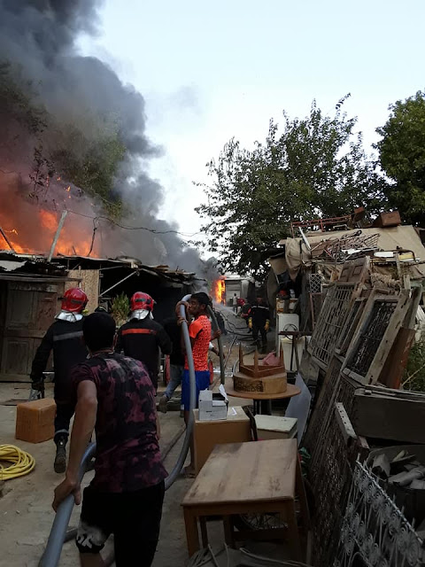 THE VIEW FROM FEZ: Firefighters Work Six Hours to Extinguish Ain ...