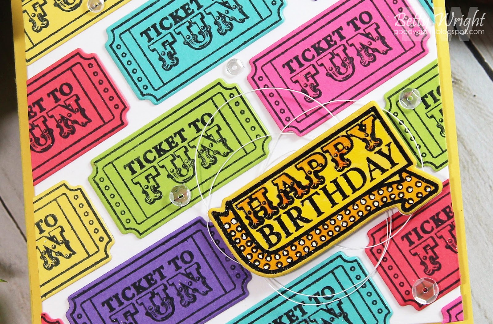 Ticket to Fun! | The Things I Do With Paper
