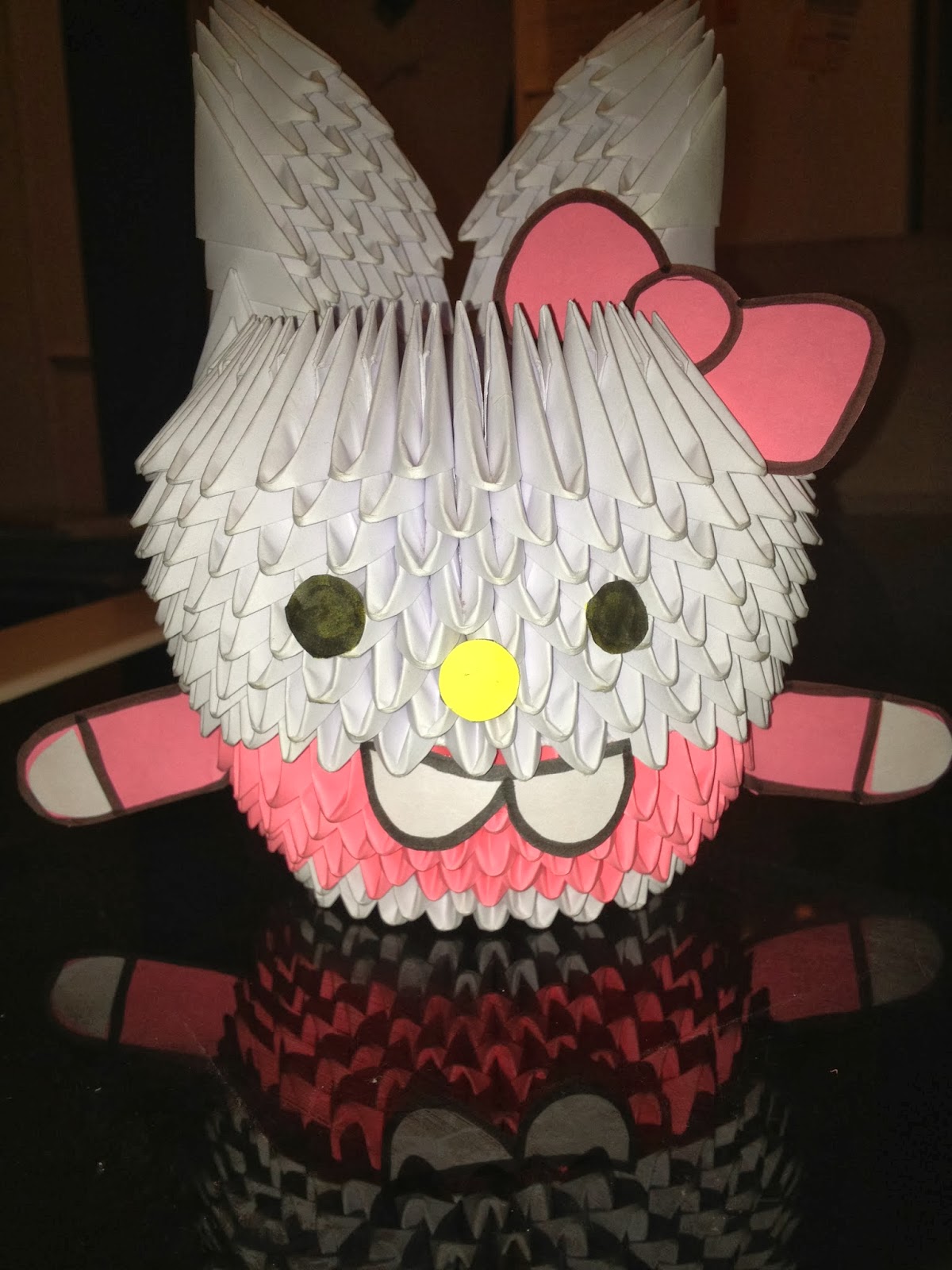 Arte De Papel: My Melody Origami 3D / My Melody Origami 3D