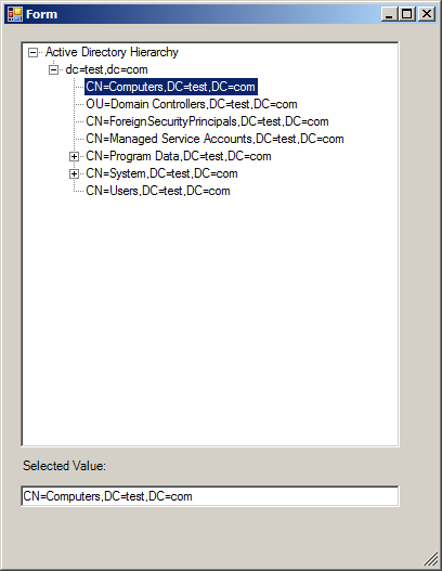 Thepip3rs It And Scripting Blog Powershell Guis Active Directory Treeview