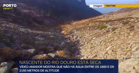 MEMÓRIAS...e outras coisas...: Nascente do rio Douro sem água devido à ...