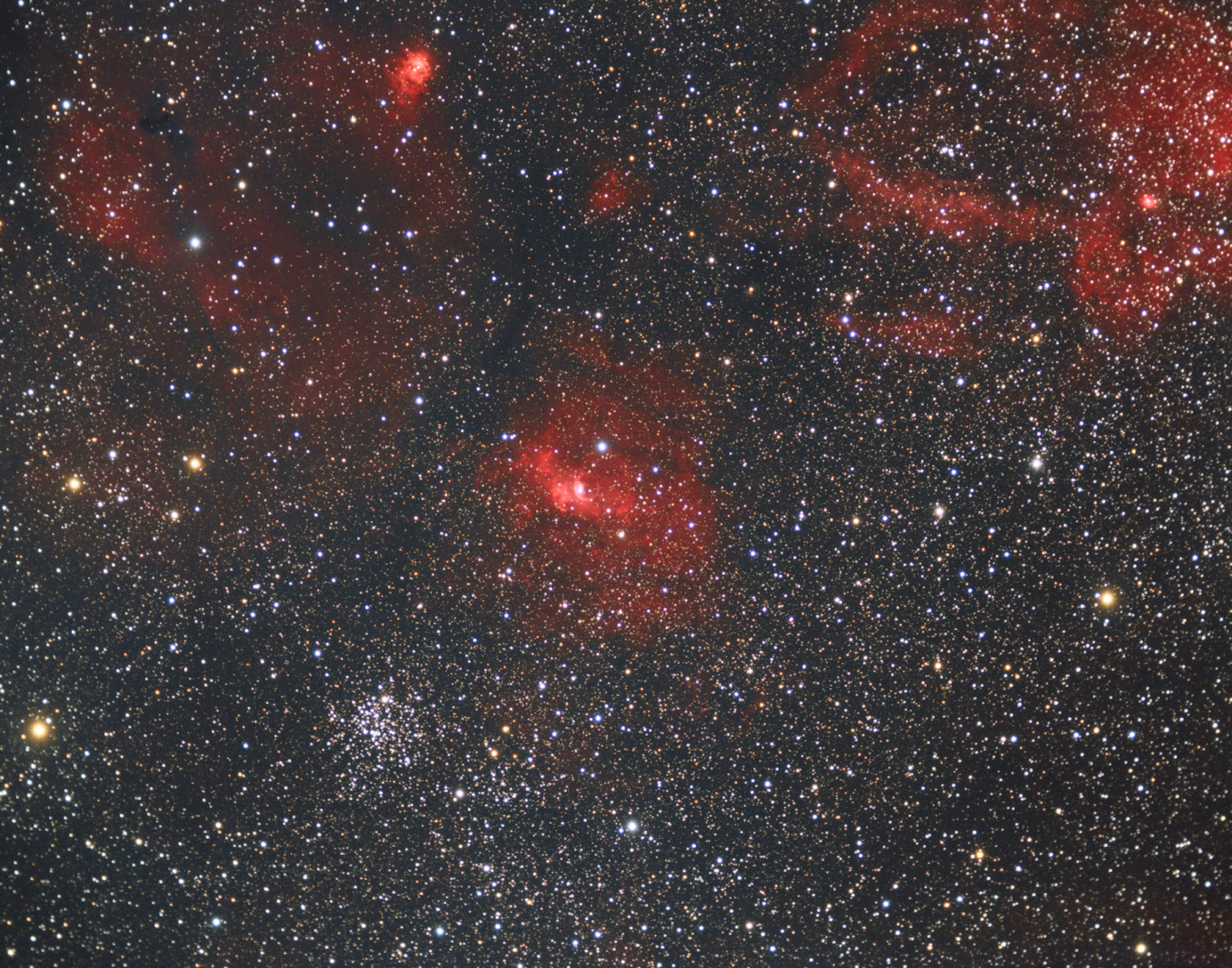 Astropixel.gr - by Andreas Chondrogiannis: Ngc 7635(bubble nebula), M ...