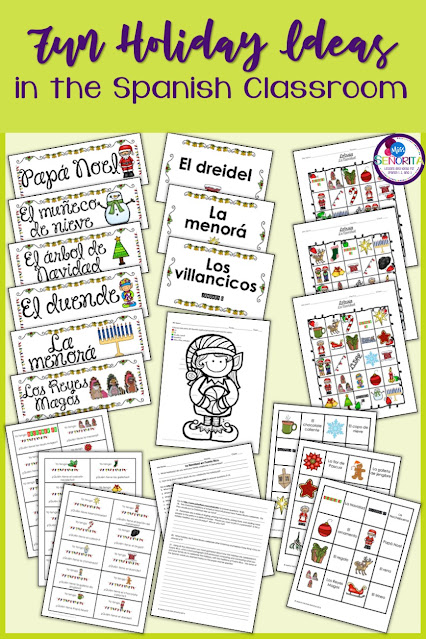 Fun Holidays Ideas in the Spanish Classroom | Miss Señorita