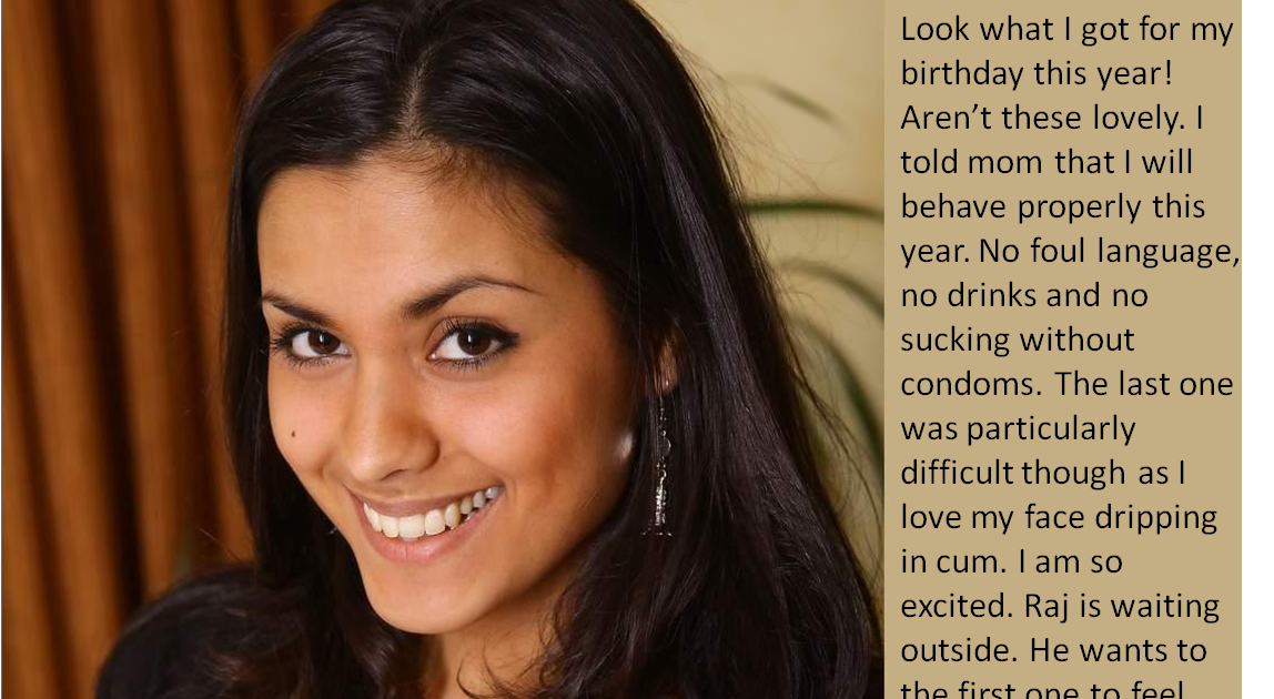 Indian TG Captions: Birthday Present