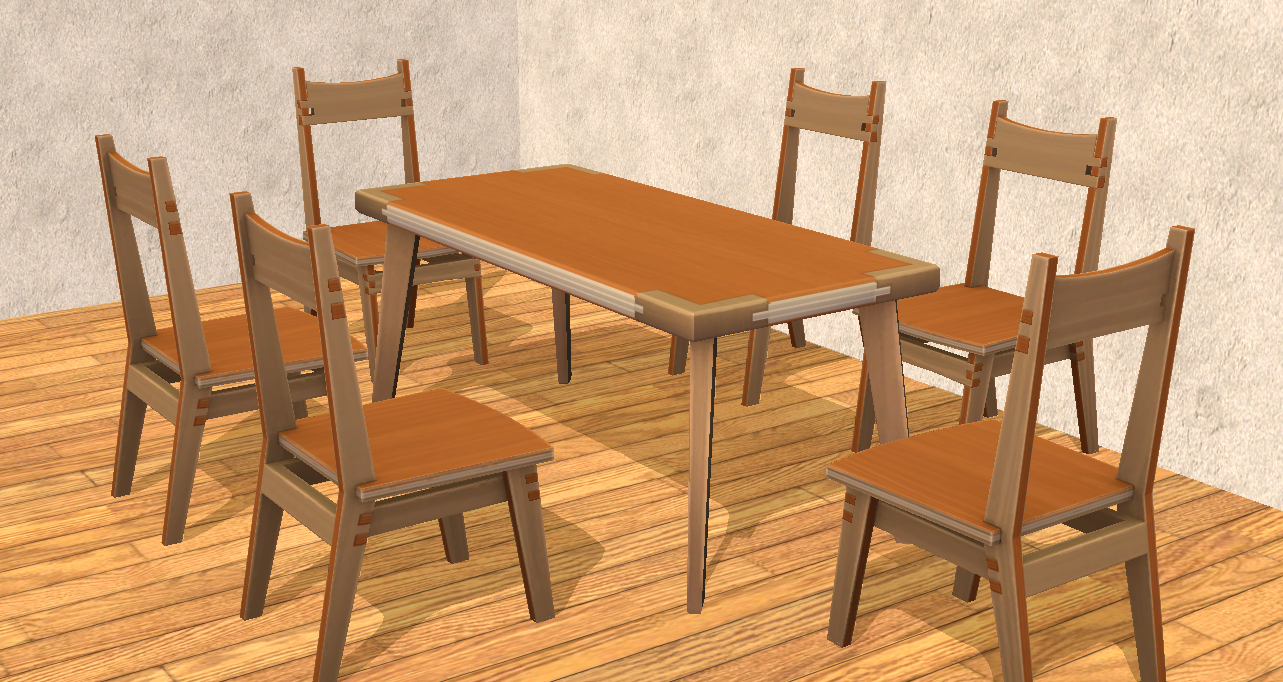TheNinthWaveSims: The Sims 2 - The Sims 4 Eco Living Debug Dining Set 1 ...