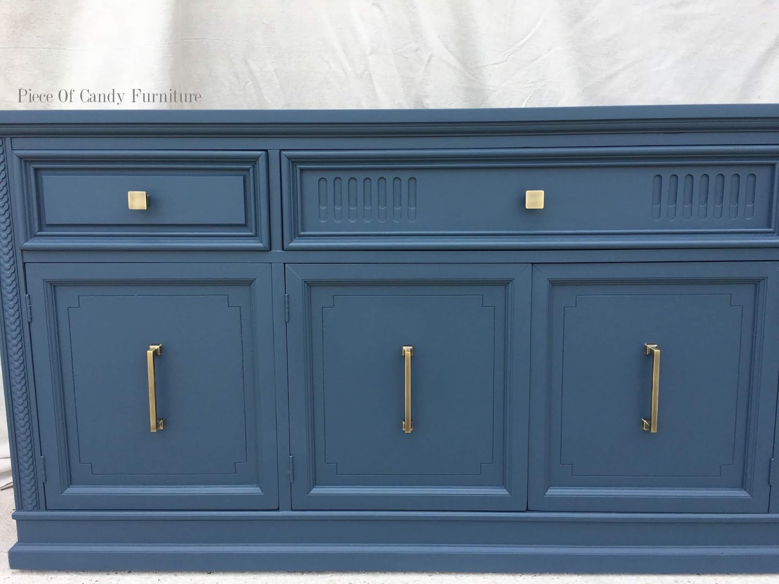 Piece Of Candy Furniture: Redesigned Vintage Buffet Dark Teal....