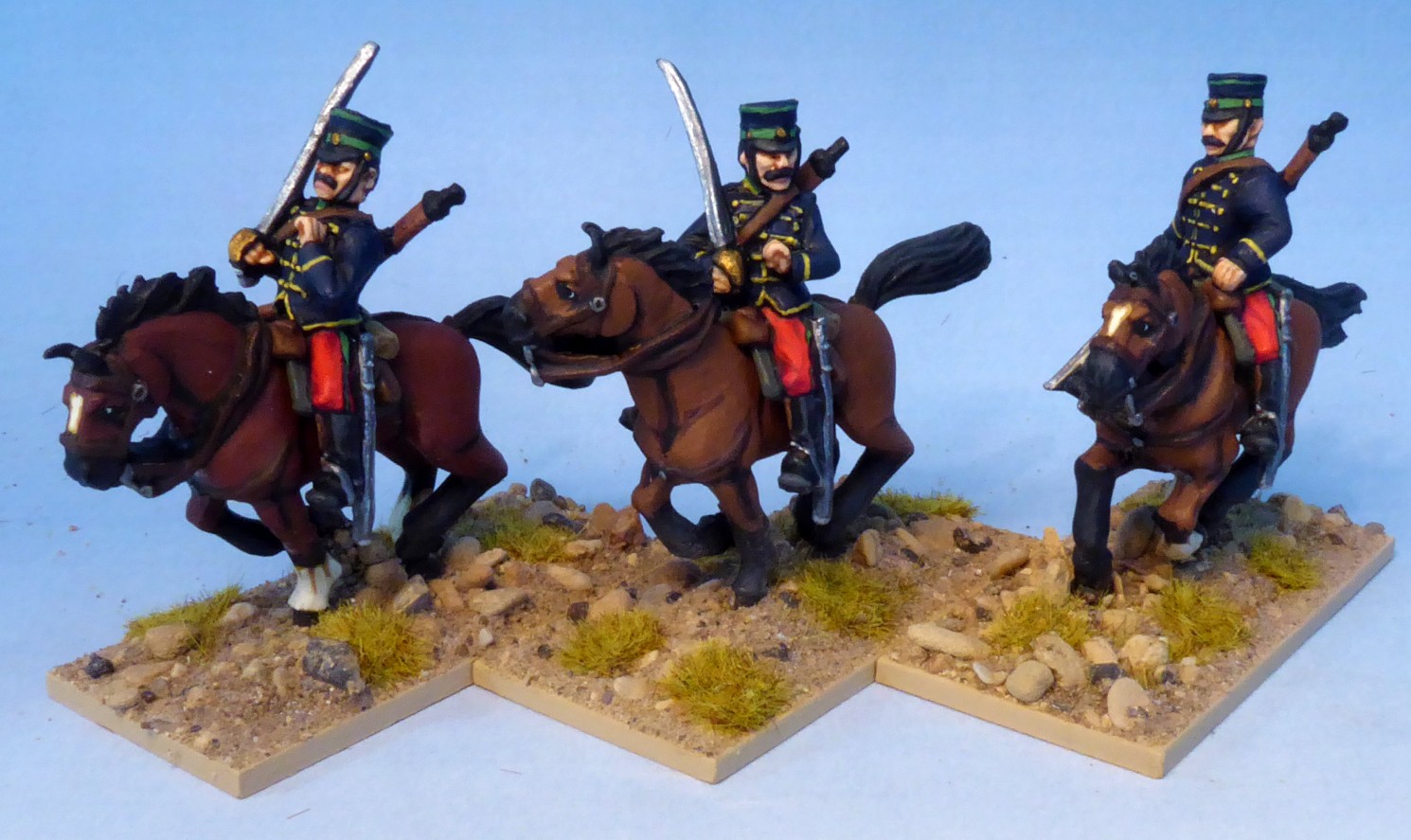 Over Open Sights: Old Glory 28mm Japanese Cavalry in 1886 pattern uniform.