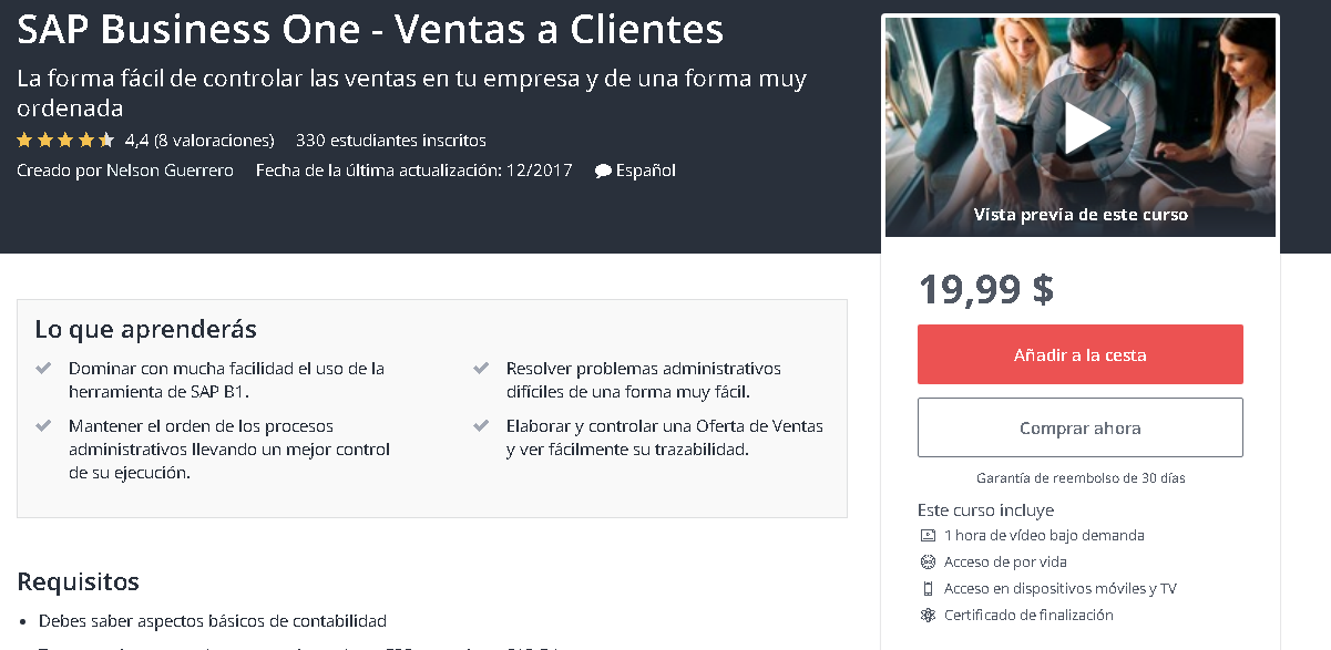 SAP Business One - Ventas a Clientes | Sovos