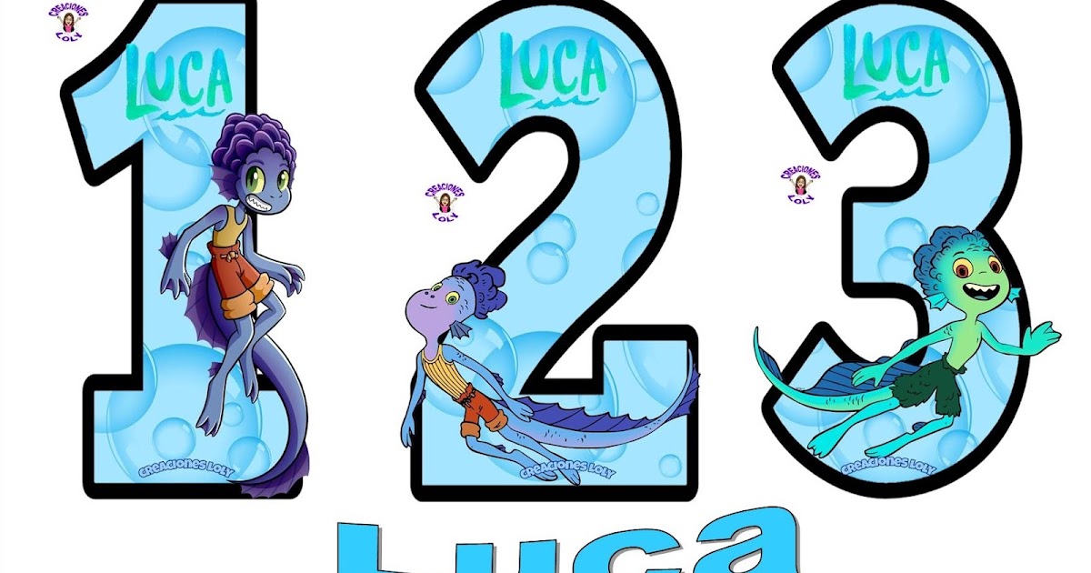 Creaciones Loly: NUMEROS DE LUCA