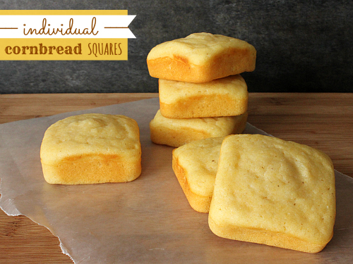 love, laurie: individual cornbread squares