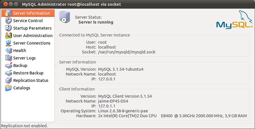Apuntes para no olvidar... y compartir: MySQL Administrator Apuntes para no olvidar... y compartir: MySQL Administrator