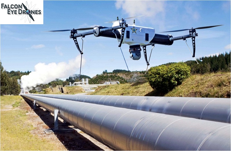 Falcon Eye Drones (FEDS): For economical pipeline inspection and volume inspection, hire drones ...