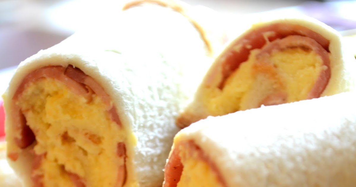 Roti Gulung Telor Mayo & Beef Rashers - Dapur Kak Noor