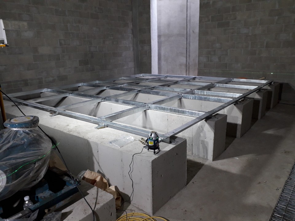 Check steel skid base