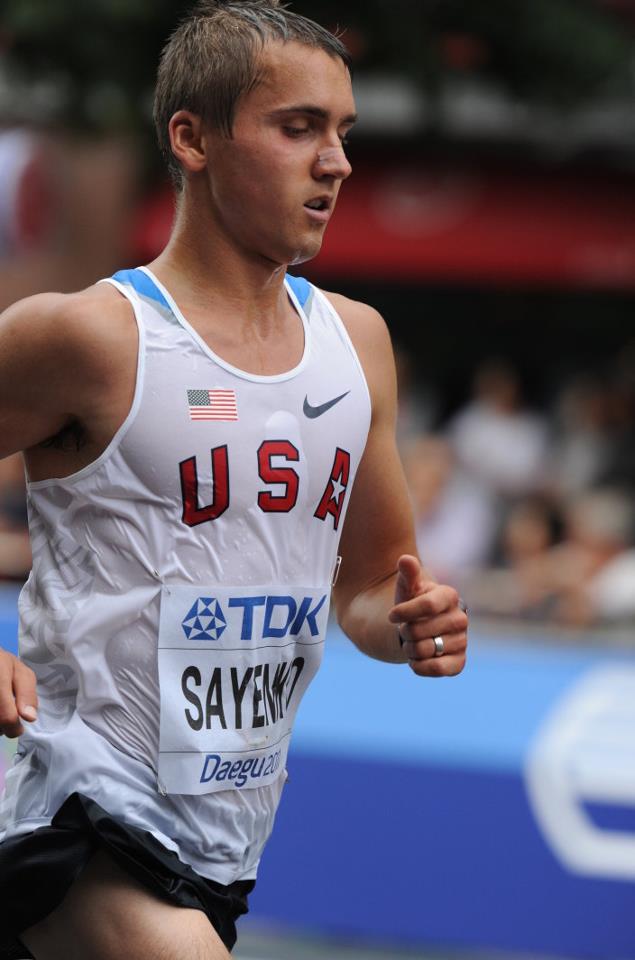 UW alum Mike Sayenko of Club Northwest PRs at The Marathon Project...