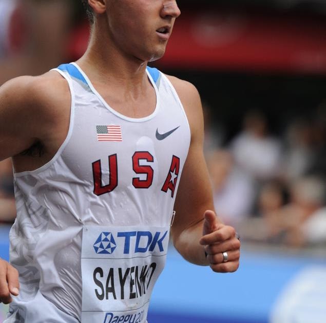 UW alum Mike Sayenko of Club Northwest PRs at The Marathon Project...