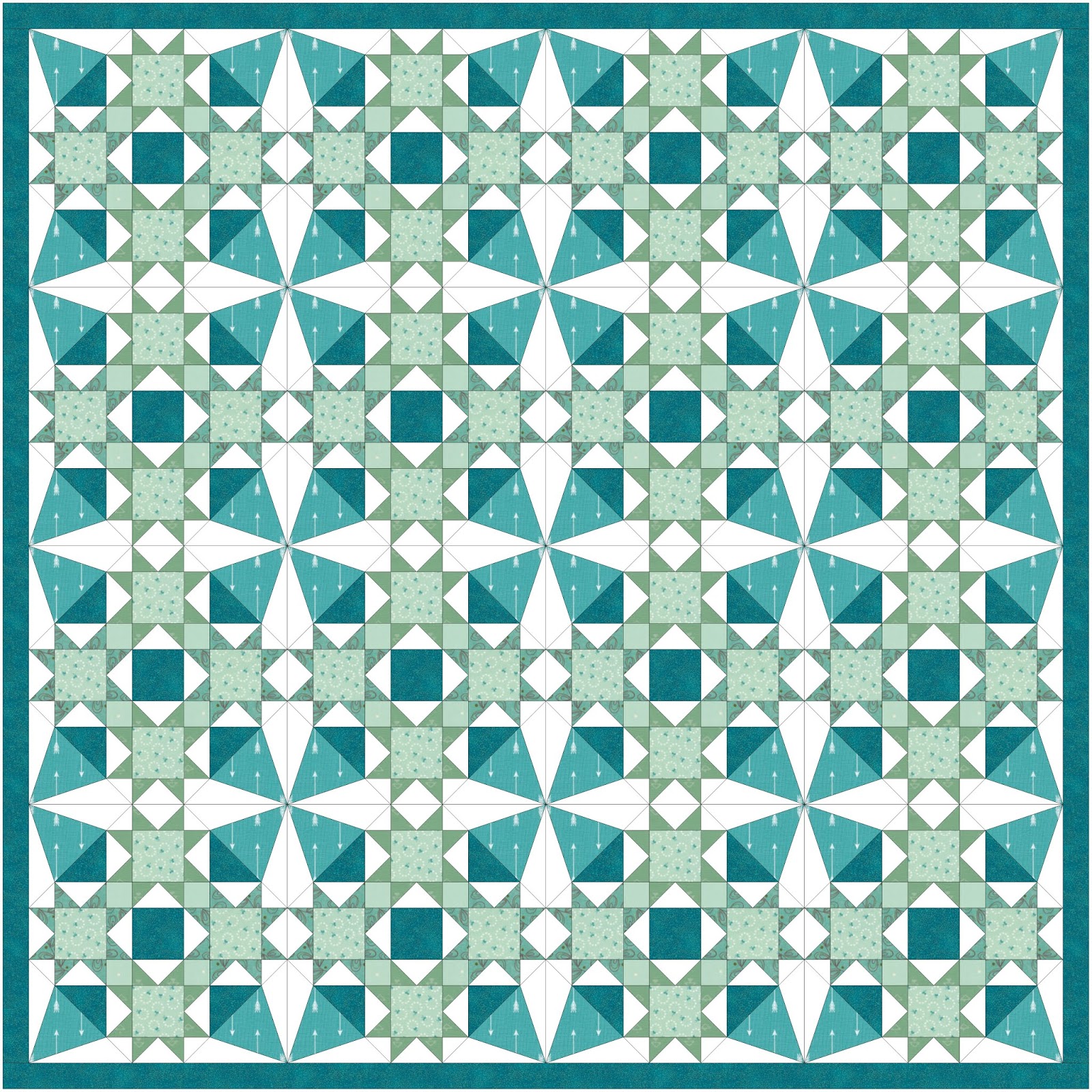 Quilt Art Design: Mosaic Tiles