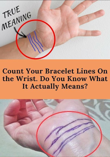 COUNT YOUR BRACELET LINES ON THE WRIST … HOW MANY? HERE’S WHAT IT MEANS ...