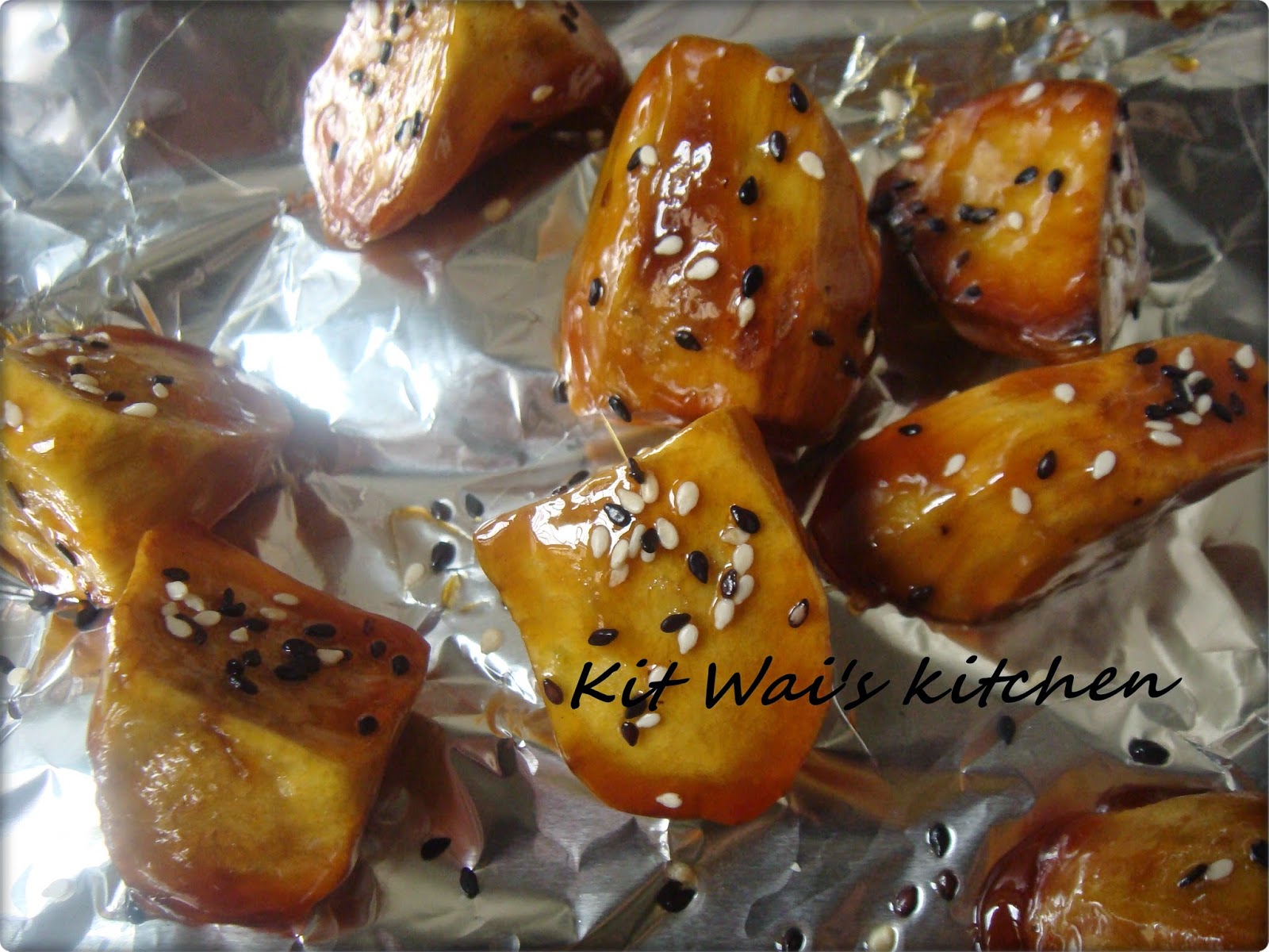 Kit Wai's kitchen : 韩式糖浆甘薯 ~ Korean Candied Sweet Potato / Matang ( 마탕 )