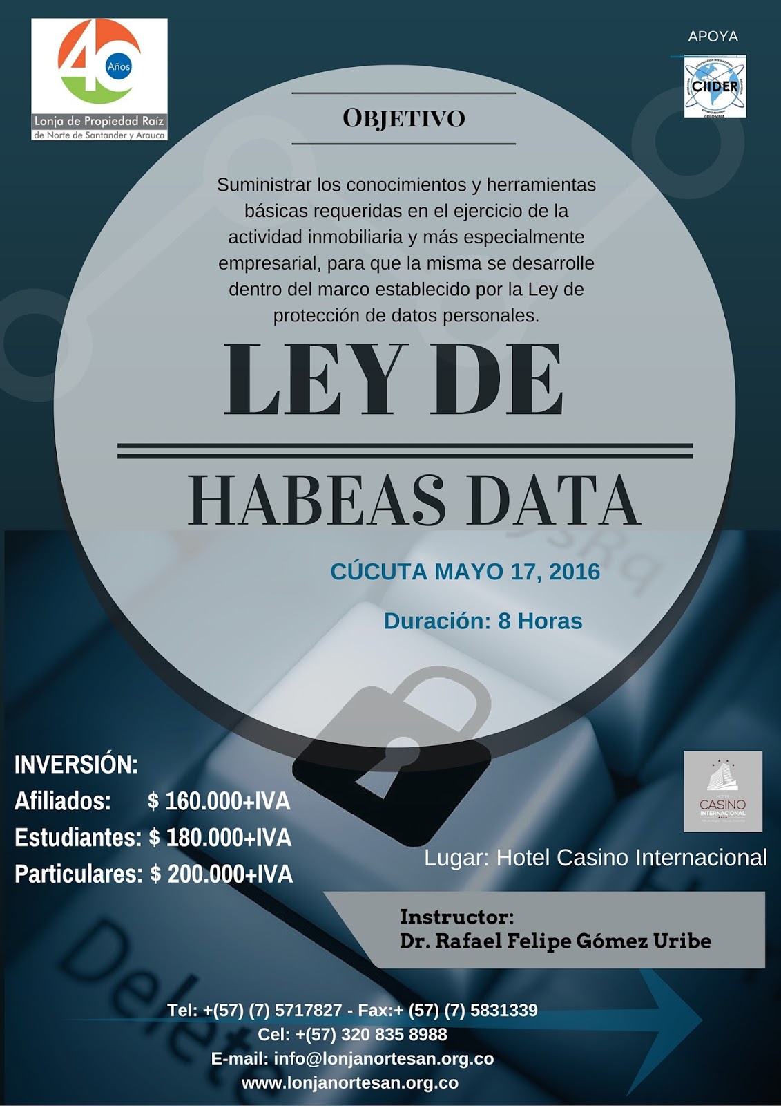 LONJA PROPIEDAD RAIZ DE NORTE DE SANTANDER Y ARAUCA: TALLER "LEY DE ...