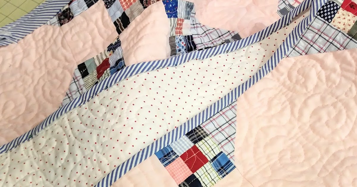 Northern Deb Quilts: Binding the pink quilt