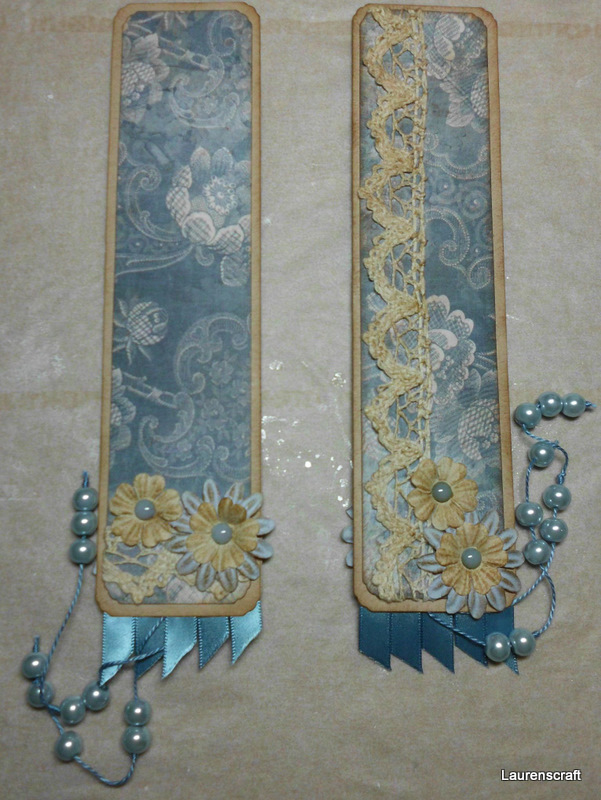 LaurensGlitzyB for the love of paper: Victorian Style Card and Bookmark